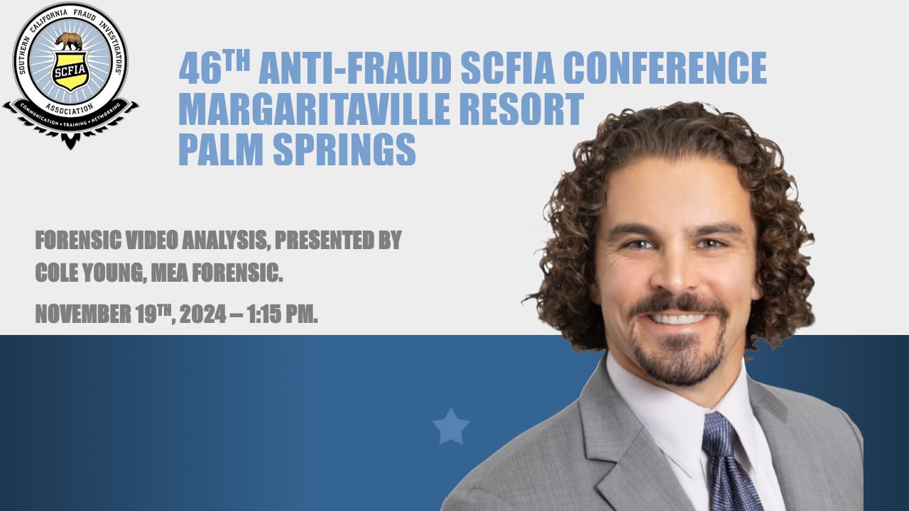 Cole Young presents on Video Analysis at the SCFIA 2024 Conference ...